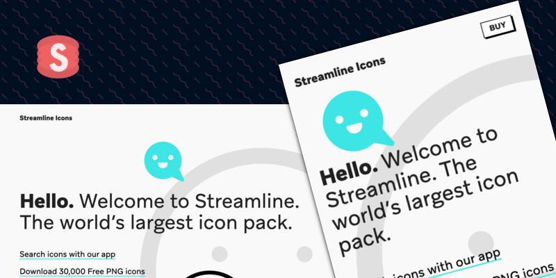 Streamline Icons on stackselect.tech